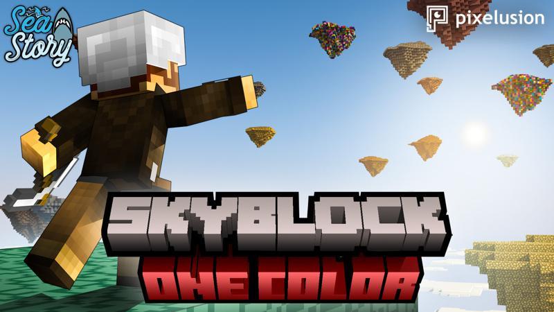 Skyblock One Color by Pixelusion | CHUNK - Minecraft Bedrock ...