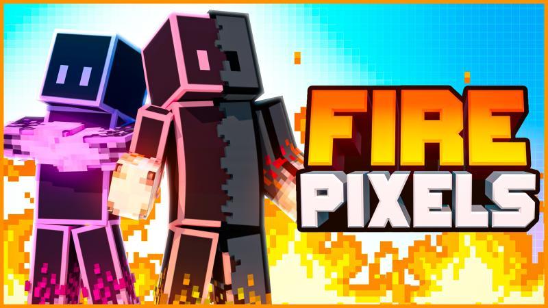 Fire Pixels by Podcrash | CHUNK - Minecraft Bedrock Marketplace Explorer