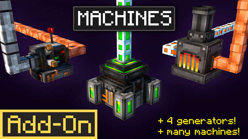 MACHINES by Podcrash | CHUNK - Minecraft Bedrock Marketplace Explorer