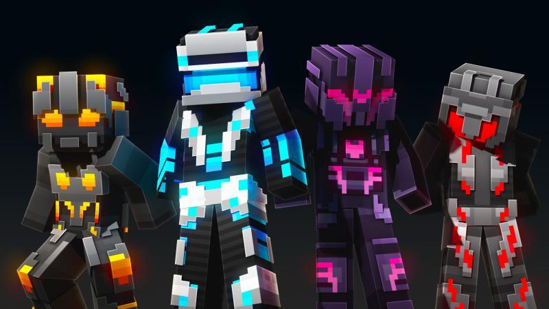 Power Armor HD by Podcrash | CHUNK - Minecraft Bedrock Marketplace Explorer