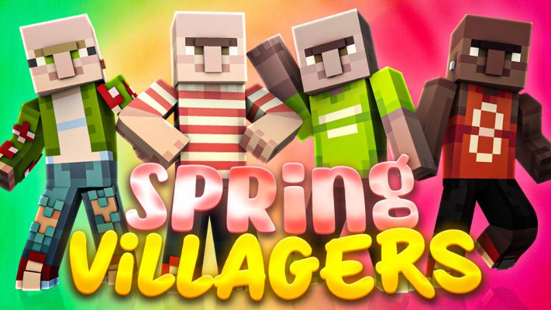 Spring Villagers by Podcrash | CHUNK - Minecraft Bedrock Marketplace ...