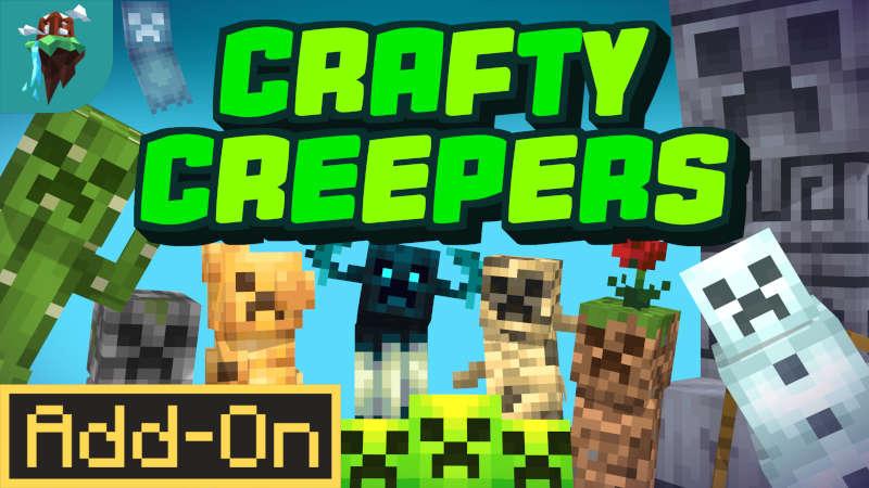 Crafty Creepers Add-On by Polymaps | CHUNK - Minecraft Bedrock ...