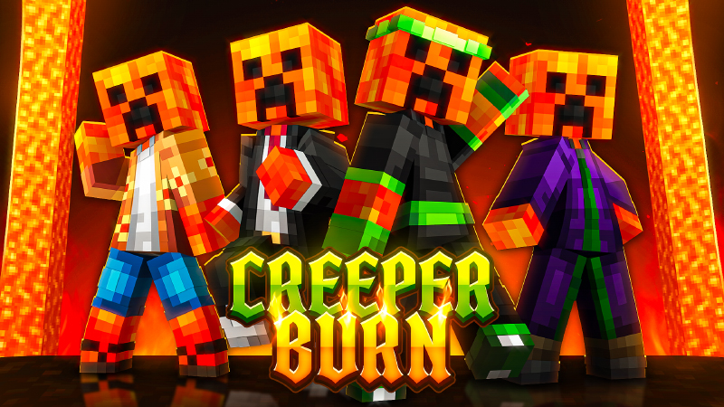 CREEPER BURN by Radium Studio | CHUNK - Minecraft Bedrock Marketplace ...