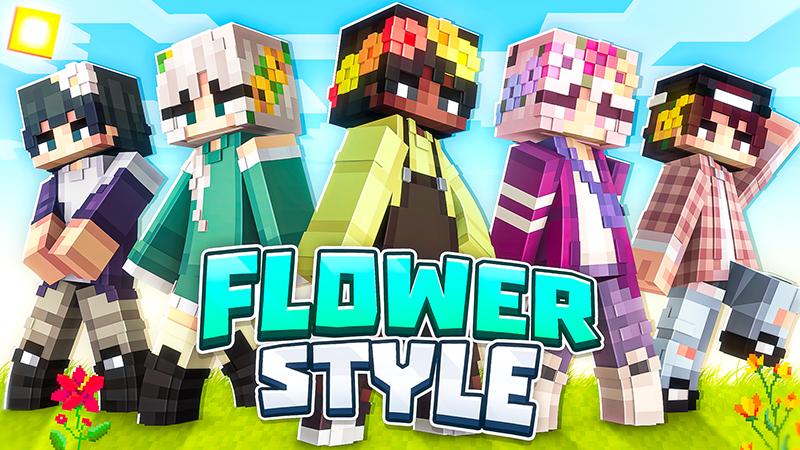 Flower Style by Radium Studio | CHUNK - Minecraft Bedrock Marketplace ...