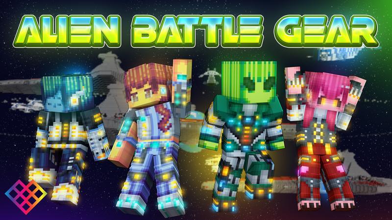 Alien Battle Gear by Rainbow Theory | CHUNK - Minecraft Bedrock ...