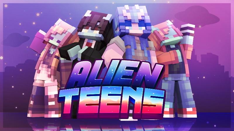 Alien Teens by Rainbow Theory | CHUNK - Minecraft Bedrock Marketplace ...