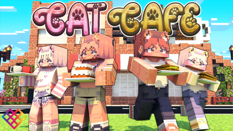 Cat Cafe by Rainbow Theory | CHUNK - Minecraft Bedrock Marketplace Explorer