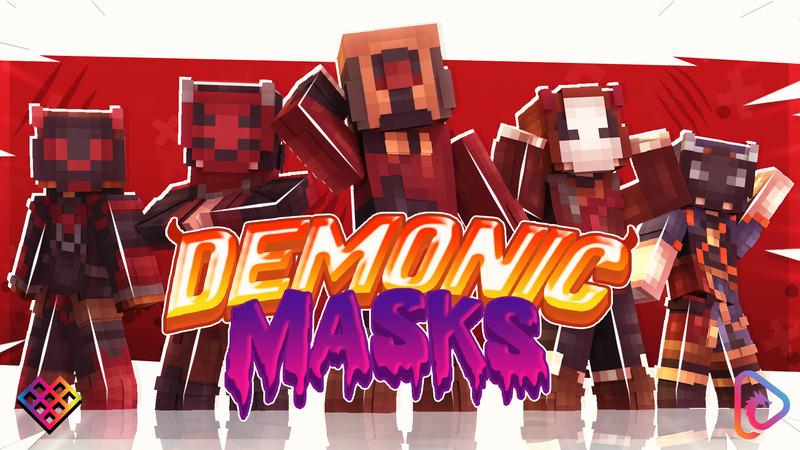 Demonic Masks by Rainbow Theory | CHUNK - Minecraft Bedrock Marketplace ...