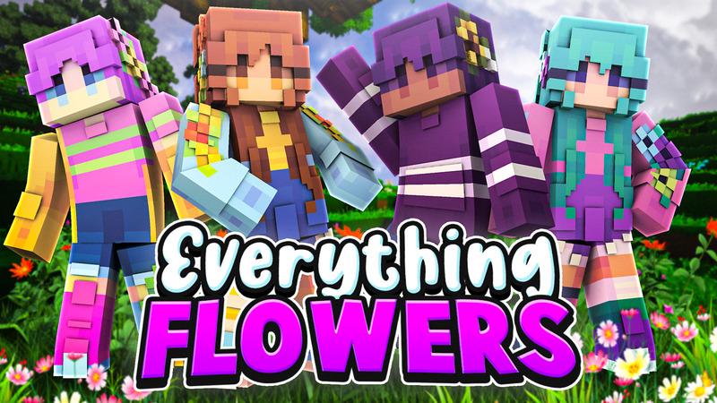 Everything Flowers by Rainbow Theory | CHUNK - Minecraft Bedrock Marketplace Explorer