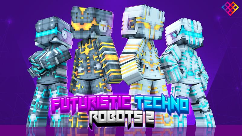 Futuristic Techno Robots 2 by Rainbow Theory | CHUNK - Minecraft ...