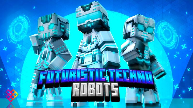 Futuristic Techno Robots by Rainbow Theory | CHUNK - Minecraft Bedrock ...