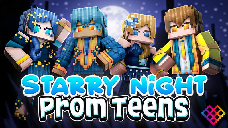 Starry Night Prom Teens by Rainbow Theory | CHUNK - Minecraft Bedrock ...