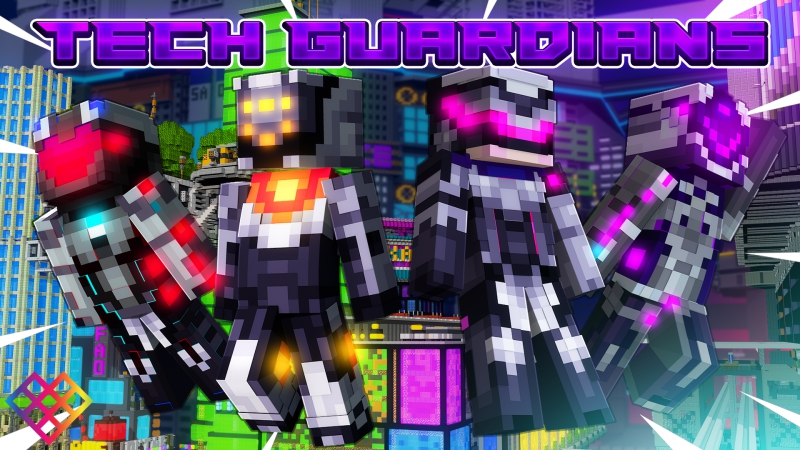 Tech Guardians by Rainbow Theory | CHUNK - Minecraft Bedrock Marketplace Explorer
