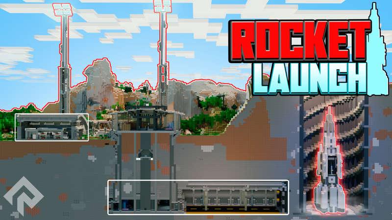 Rocket Launch by RareLoot | CHUNK - Minecraft Bedrock Marketplace Explorer
