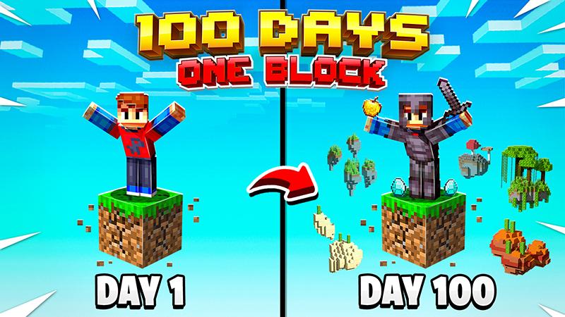 100 Days One Block by Razzleberries | CHUNK - Minecraft Bedrock ...