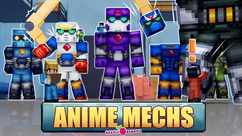 Anime Mechs by Razzleberries | CHUNK - Minecraft Bedrock Marketplace ...