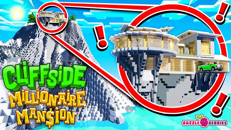 Cliffside Millionaire Mansion by Razzleberries | CHUNK - Minecraft ...