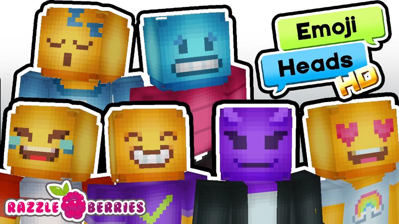 Emoji Heads by Razzleberries | CHUNK - Minecraft Bedrock Marketplace ...