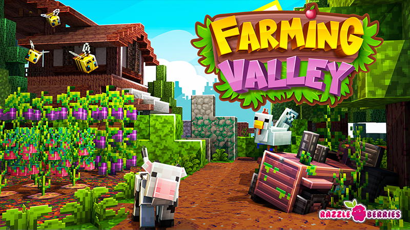 Farming Valley by Razzleberries | CHUNK - Minecraft Bedrock Marketplace ...