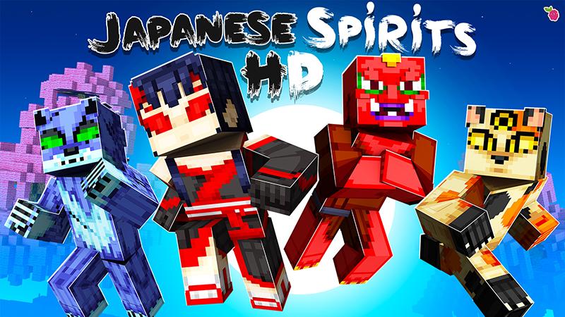 Japanese Spirits HD by Razzleberries | CHUNK - Minecraft Bedrock Marketplace Explorer