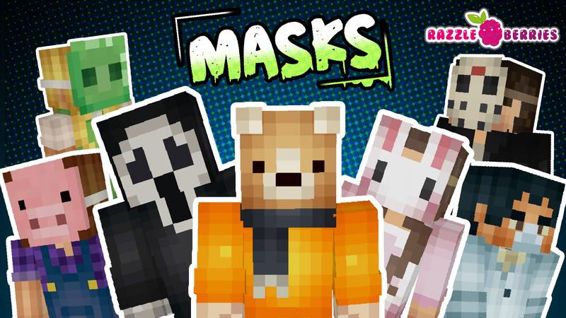 Masks by Razzleberries | CHUNK - Minecraft Bedrock Marketplace Explorer
