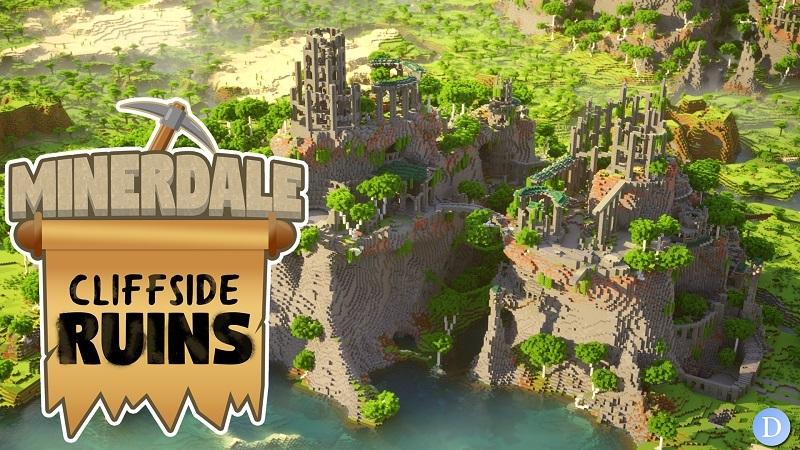 Minerdale Cliffside Ruins by Razzleberries | CHUNK - Minecraft Bedrock ...