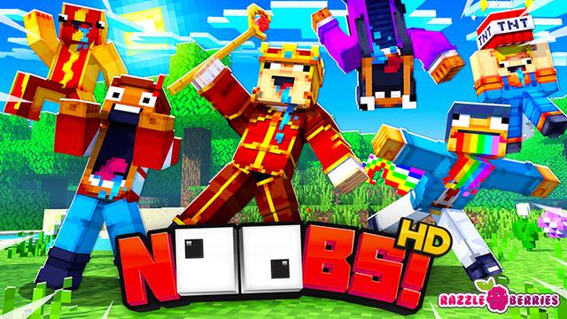 Noobs! HD by Razzleberries | CHUNK - Minecraft Bedrock Marketplace Explorer