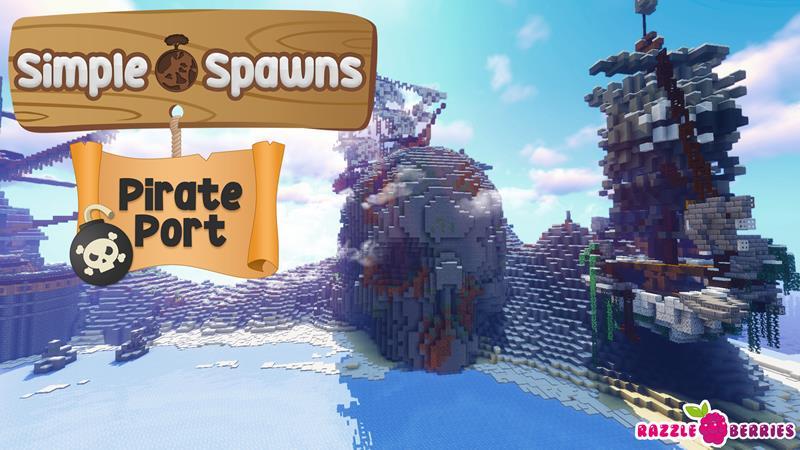 Simple Spawns Pirate Port by Razzleberries | CHUNK - Minecraft Bedrock ...