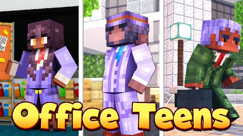 Office Teens by Red Eagle Studios | CHUNK - Minecraft Bedrock Marketplace Explorer