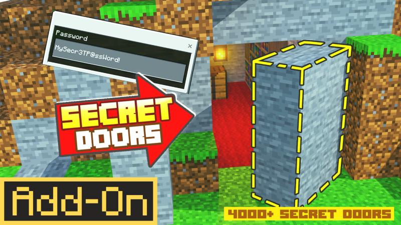 Secret Doors by Red Eagle Studios | CHUNK - Minecraft Bedrock Marketplace Explorer