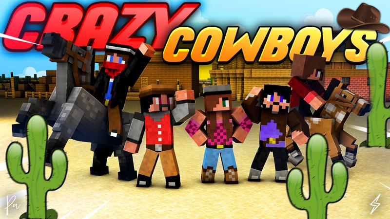 Crazy Cowboys by ThunderAy | CHUNK - Minecraft Bedrock Marketplace Explorer