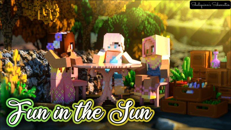 Fun in the Sun by Shaliquinn's Schematics | CHUNK - Minecraft Bedrock ...