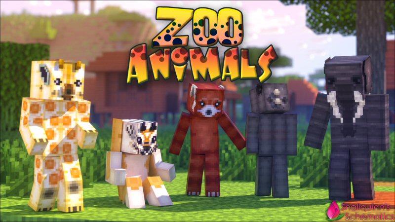 Zoo Animals by Shaliquinn's Schematics | CHUNK - Minecraft Bedrock ...