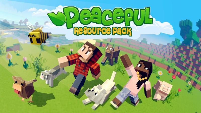 Peaceful Texture Pack de Shapescape | CHUNK - Minecraft Bedrock ...