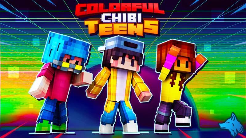 COLORFUL CHIBI TEENS by ShapeStudio | CHUNK - Minecraft Bedrock ...