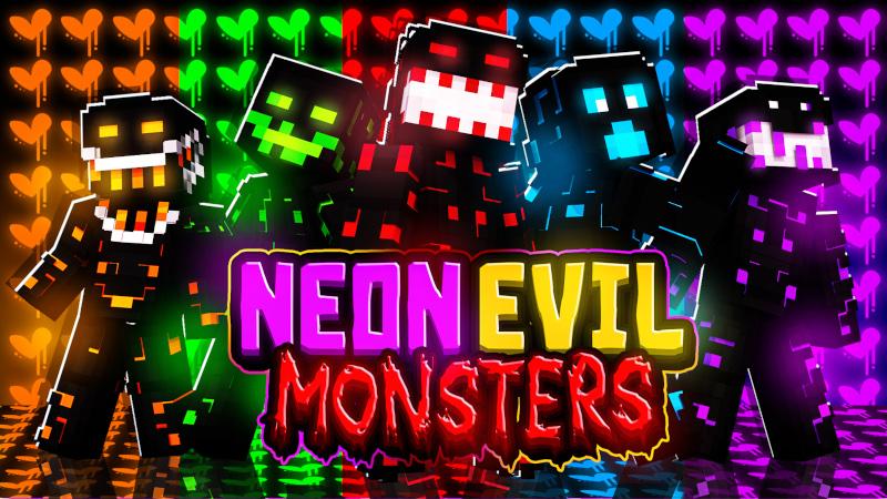 NEON EVIL MONSTERS by Skilendarz | CHUNK - Minecraft Bedrock ...