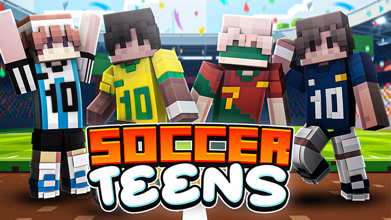 Soccer Teens by Skilendarz | CHUNK - Minecraft Bedrock Marketplace Explorer