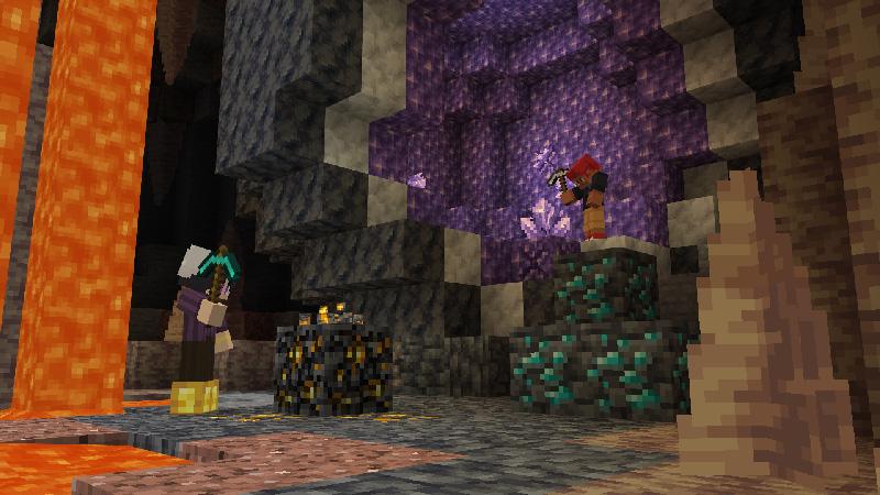 Caves & Cliffs Explorers by Spark Universe | CHUNK - Minecraft Bedrock ...