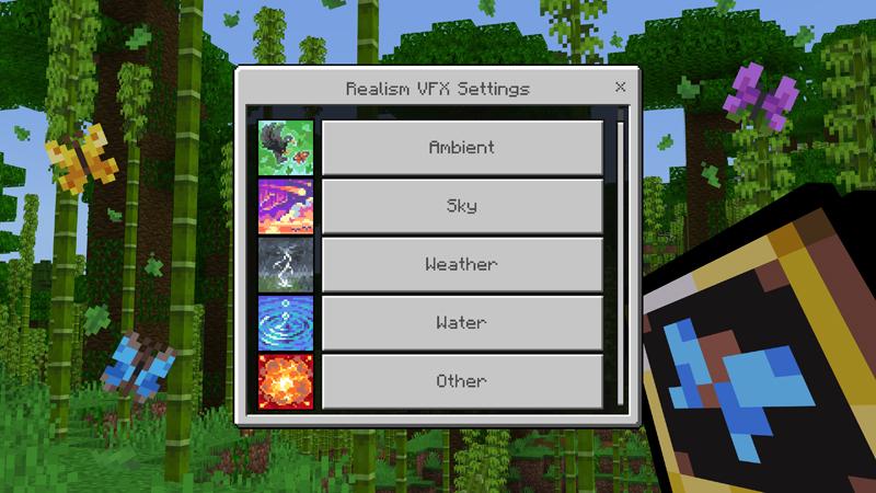 Realism VFX Add-On by Spark Universe | CHUNK - Minecraft Bedrock ...