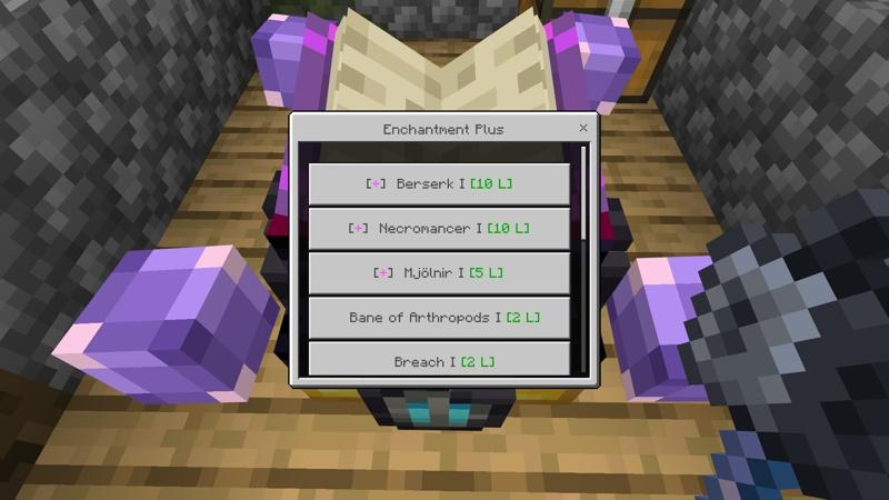 Enchantments Plus by StarkTMA | CHUNK - Minecraft Bedrock Marketplace Explorer