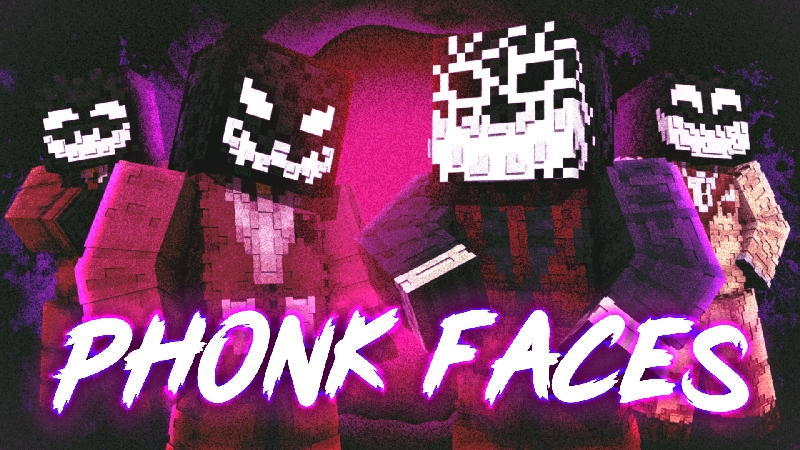 Phonk faces by StarkTMA | CHUNK - Minecraft Bedrock Marketplace Explorer