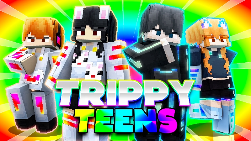 Trippy Teens by StarkTMA | CHUNK - Minecraft Bedrock Marketplace Explorer