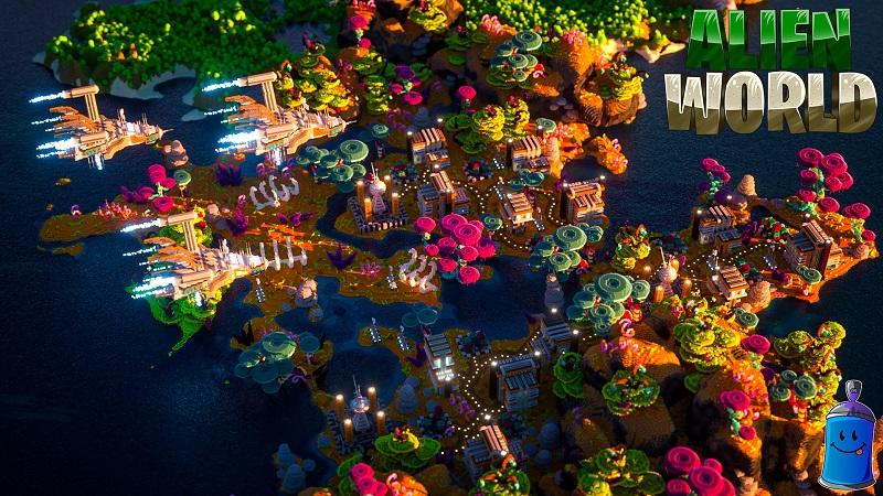 Alien World by Street Studios | CHUNK - Minecraft Bedrock Marketplace ...