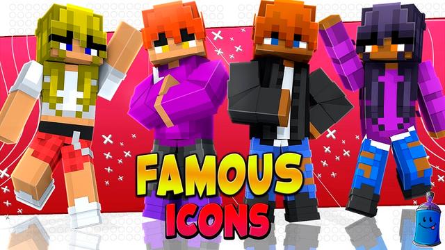 Famous Icons by Street Studios | CHUNK - Minecraft Bedrock Marketplace ...