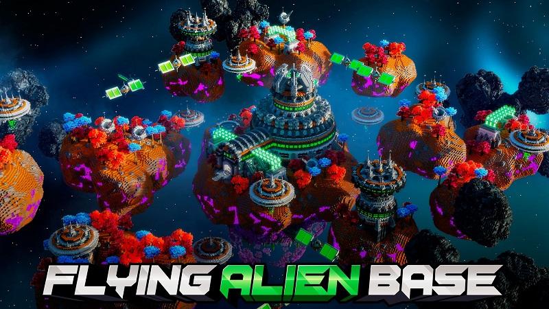 Flying Alien Base by Street Studios | CHUNK - Minecraft Bedrock ...