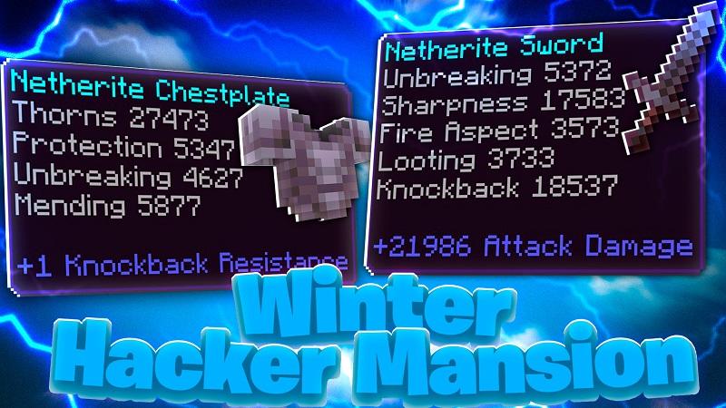 Winter Hacker Mansion by Street Studios | CHUNK - Minecraft Bedrock ...