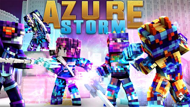 Azure Storm by Team Visionary | CHUNK - Minecraft Bedrock Marketplace ...