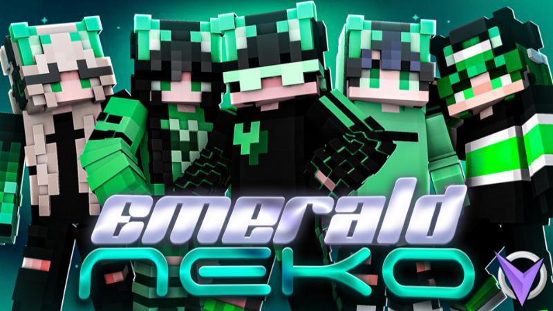 Emerald Neko by Team Visionary | CHUNK - Minecraft Bedrock Marketplace ...