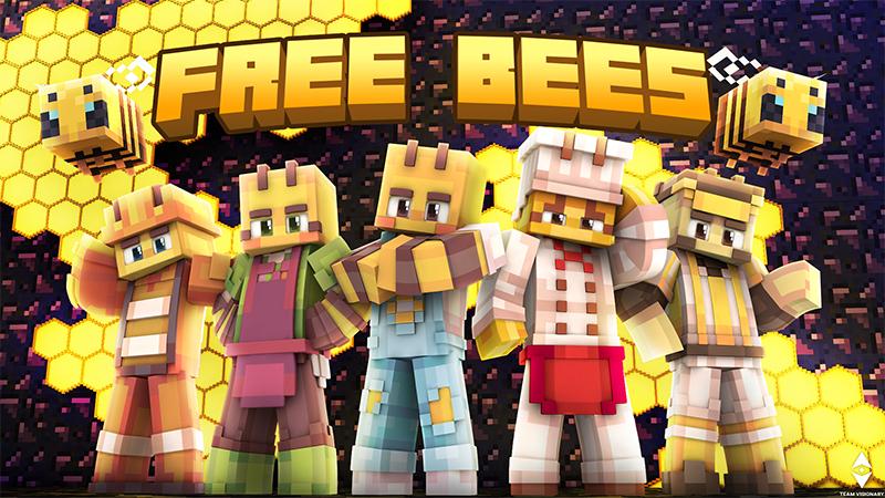 Free Bees by Team Visionary | CHUNK - Minecraft Bedrock Marketplace Explorer