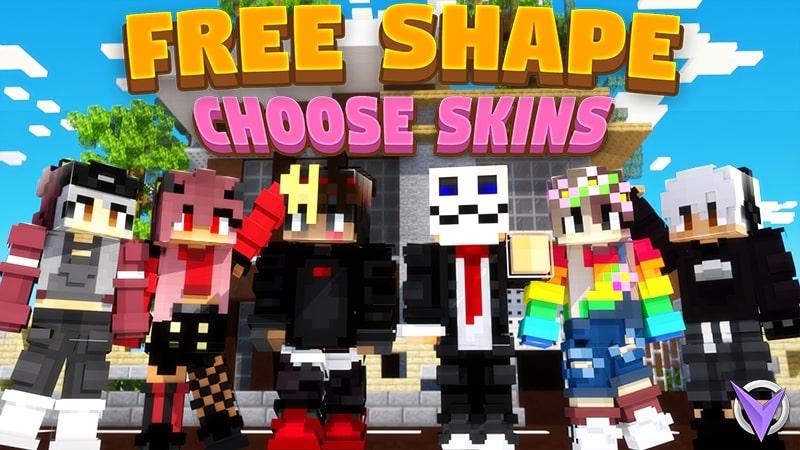 Free Shape: Choose Skins by Team Visionary | CHUNK - Minecraft Bedrock ...